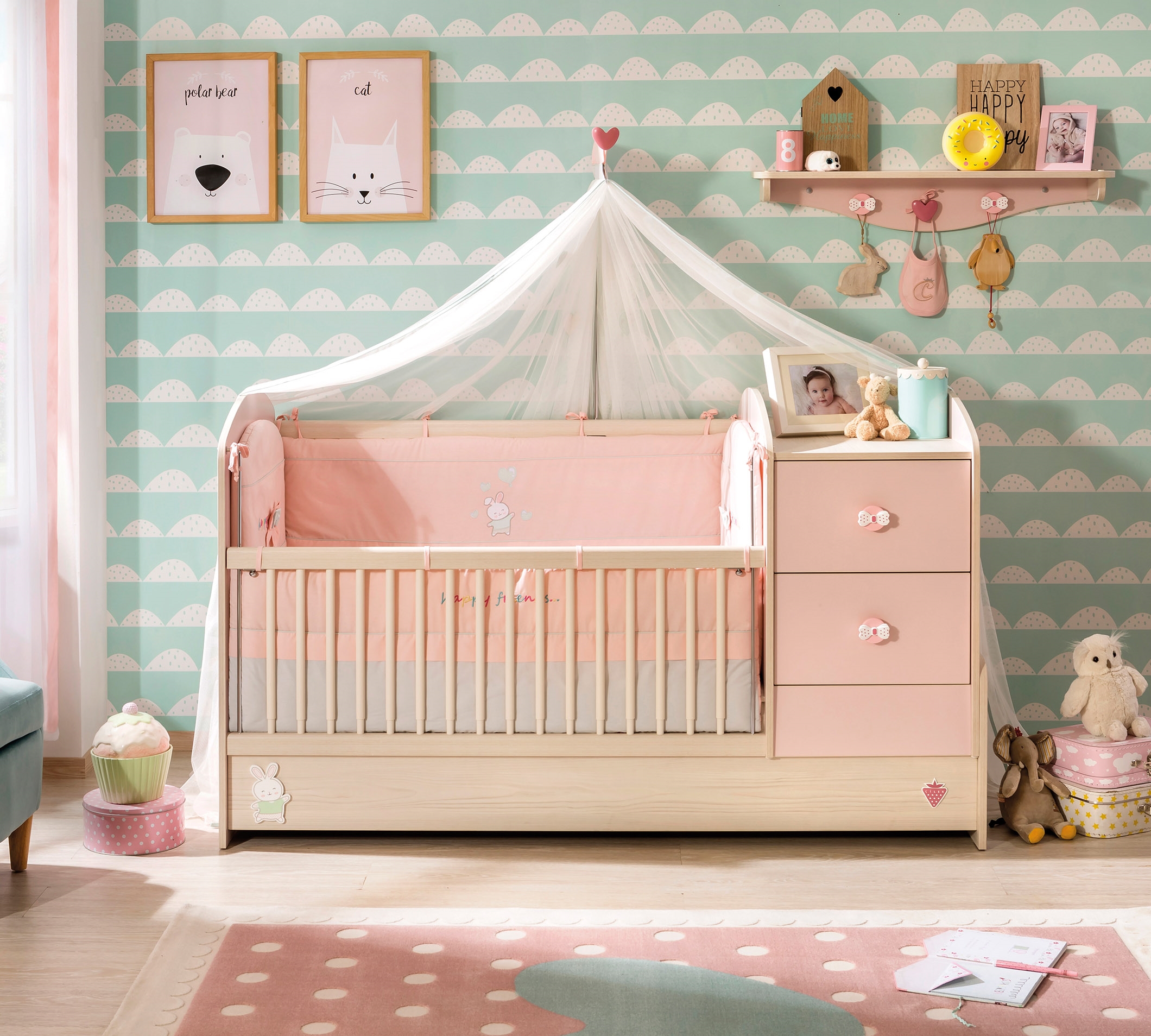 Postieľka pre bábätko - Hezký detský nábytok